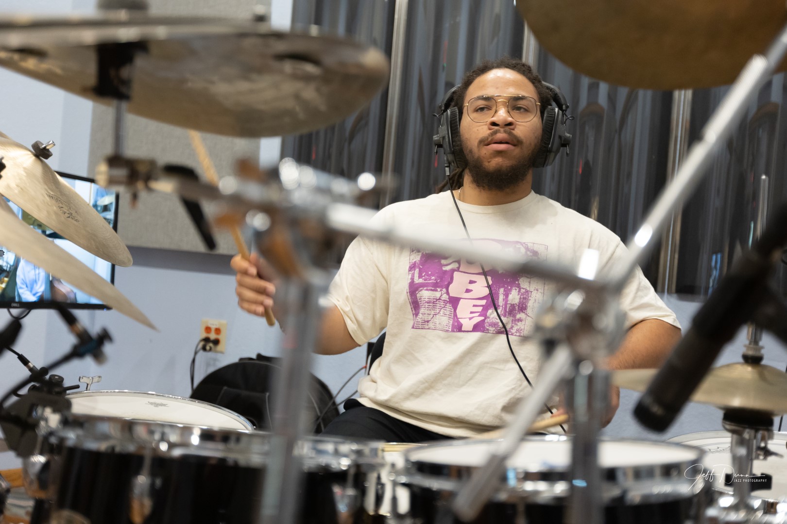 Louis Jones III - Detroit Jazz Musician. Drummer and Composer